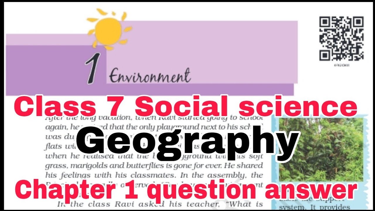 Class 7 social science geography chapter 1 environment | Class 7 our ...