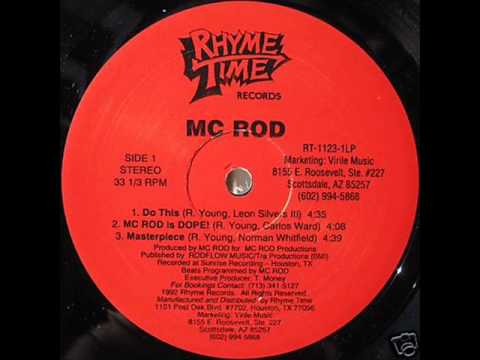 MC ROD - DO DIS ( rare 1992 TX rap ) - YouTube