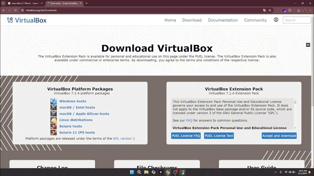 step by step menginstal linux mint di virtualbox - YouTube