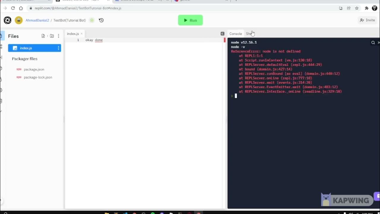 Node.js Discord.js | How To Make Discord Bot Online | Part One ...