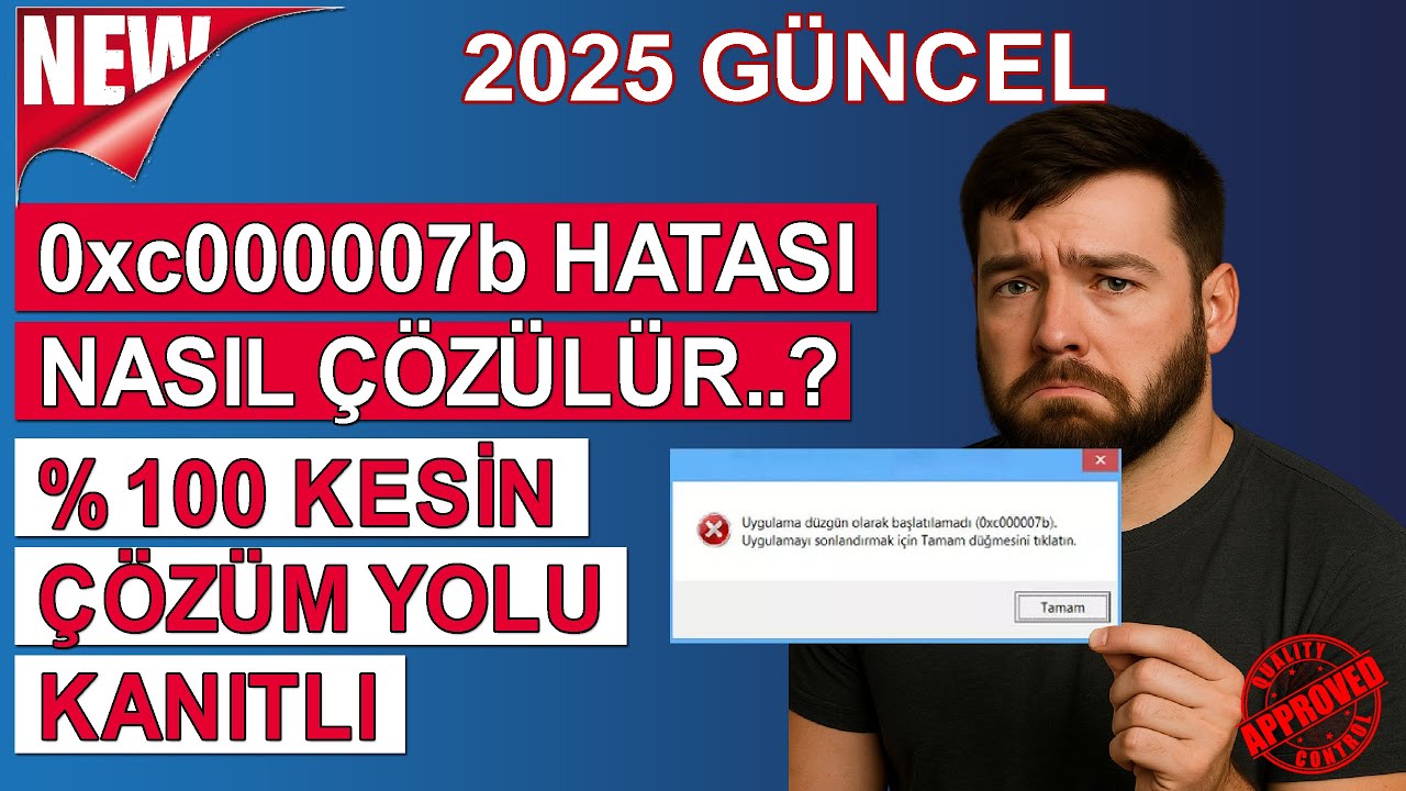 0xc000007b Hatası Nasıl Çözülür? (%100 Kesin Çözüm + Kanıtlı) - YouTube