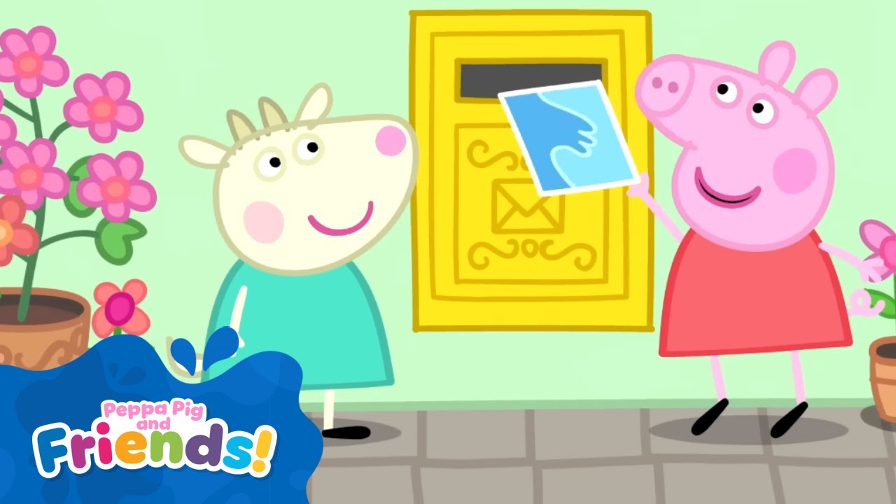 Gabriella Goat Helps Peppa Send A Postcard Home To Goldie! ️ 🐽 Peppa ...