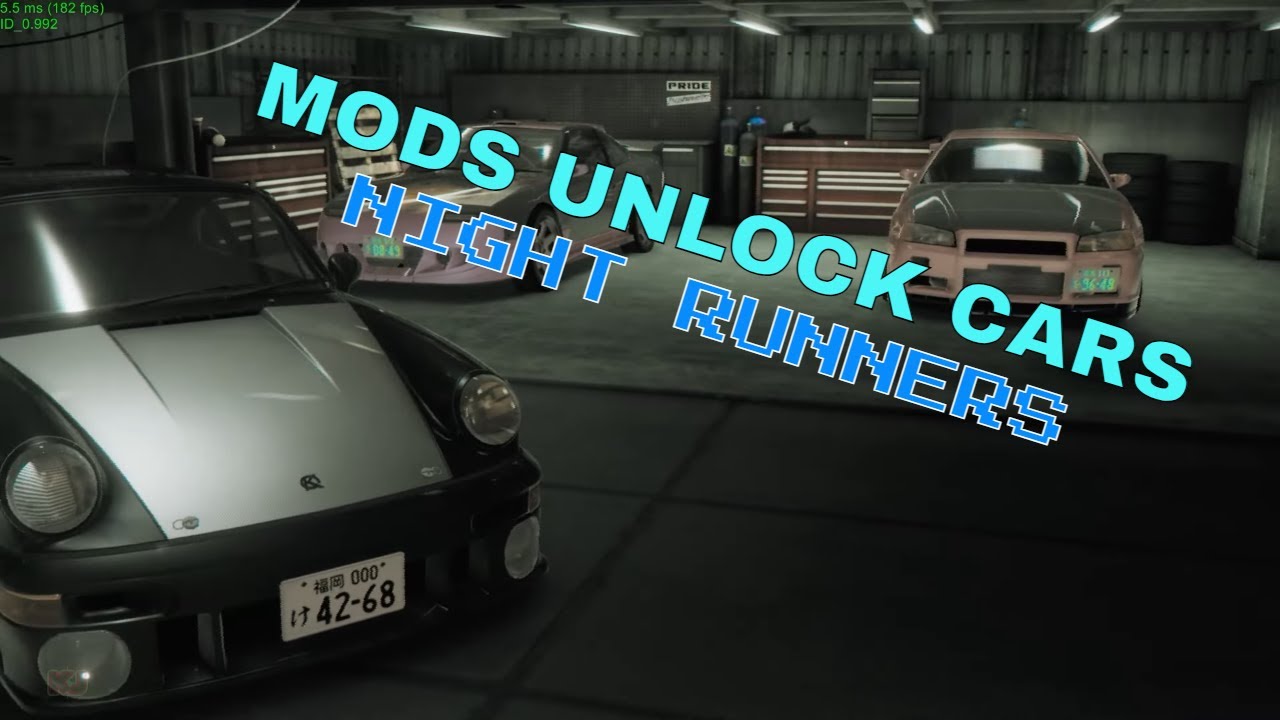 NIGHT RUNNERS Mods to Unlock All Cars in Auction - YouTube