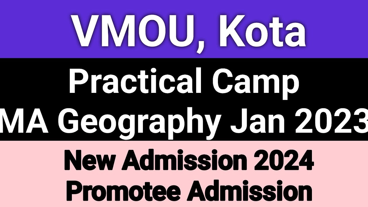vmou MA Geography Practical camp jan 2023 || VMOU Practical camp geography final year jan 2023 # ...