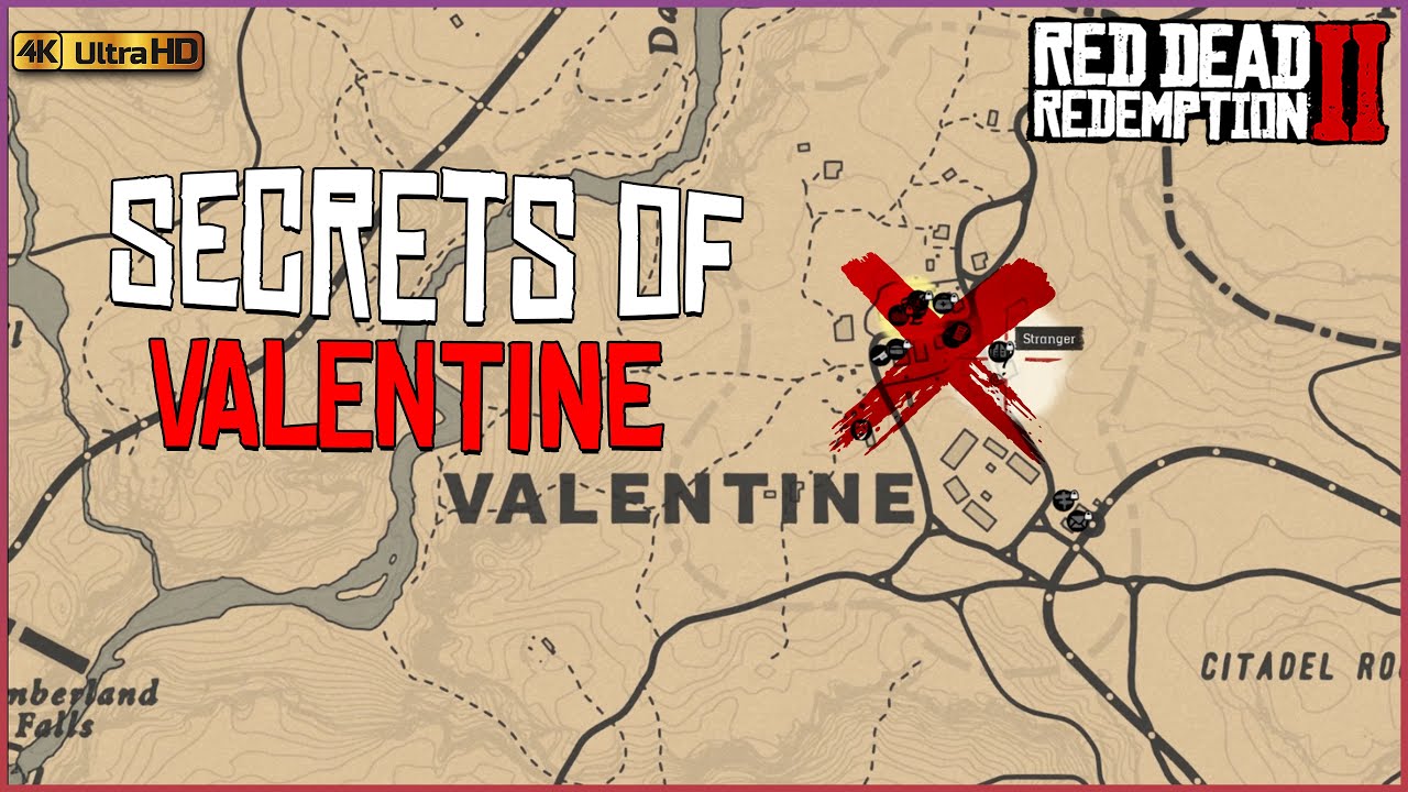 Hidden Items And Secrets IN Valentine - Red Dead Redemption 2 - YouTube