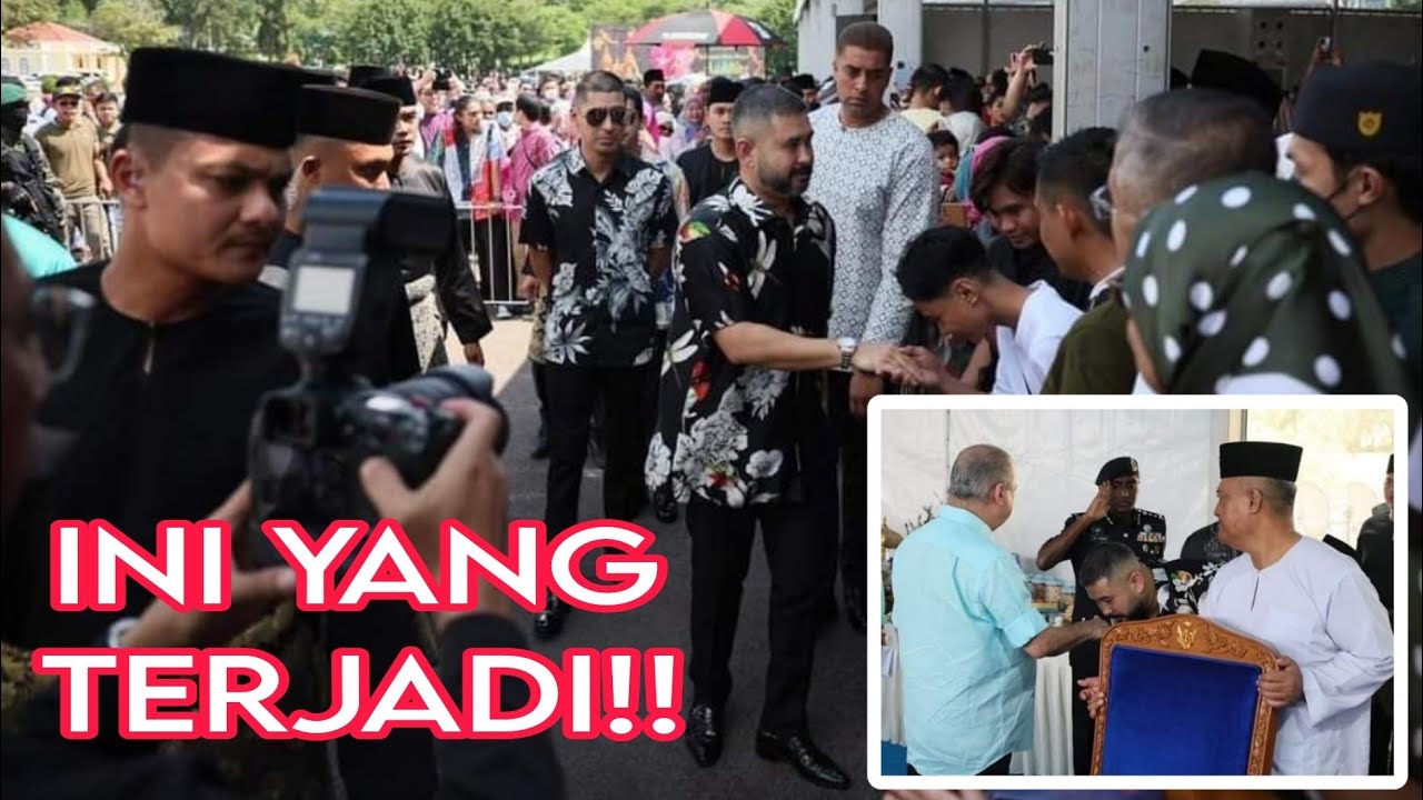Daulat Tuanku || Sultan Johor & TMJ Menyambut Hari Raya Bersama Rakyat ...