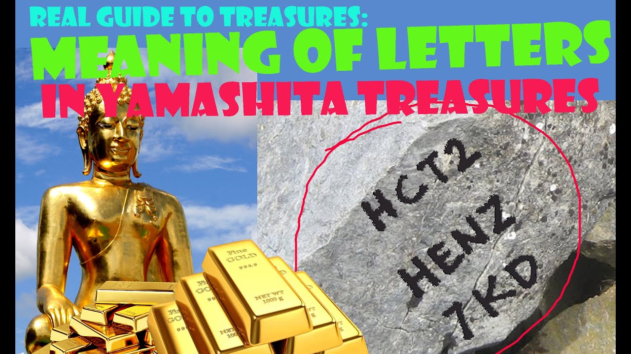 LETTERS THAT HAS MEANING FOR YAMASHITA TREASURES - YouTube