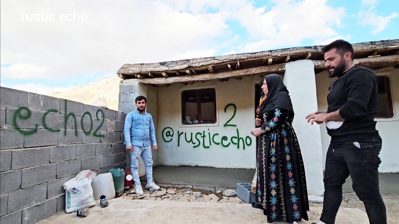 The hardworking couple tries to complete their house and they are ...