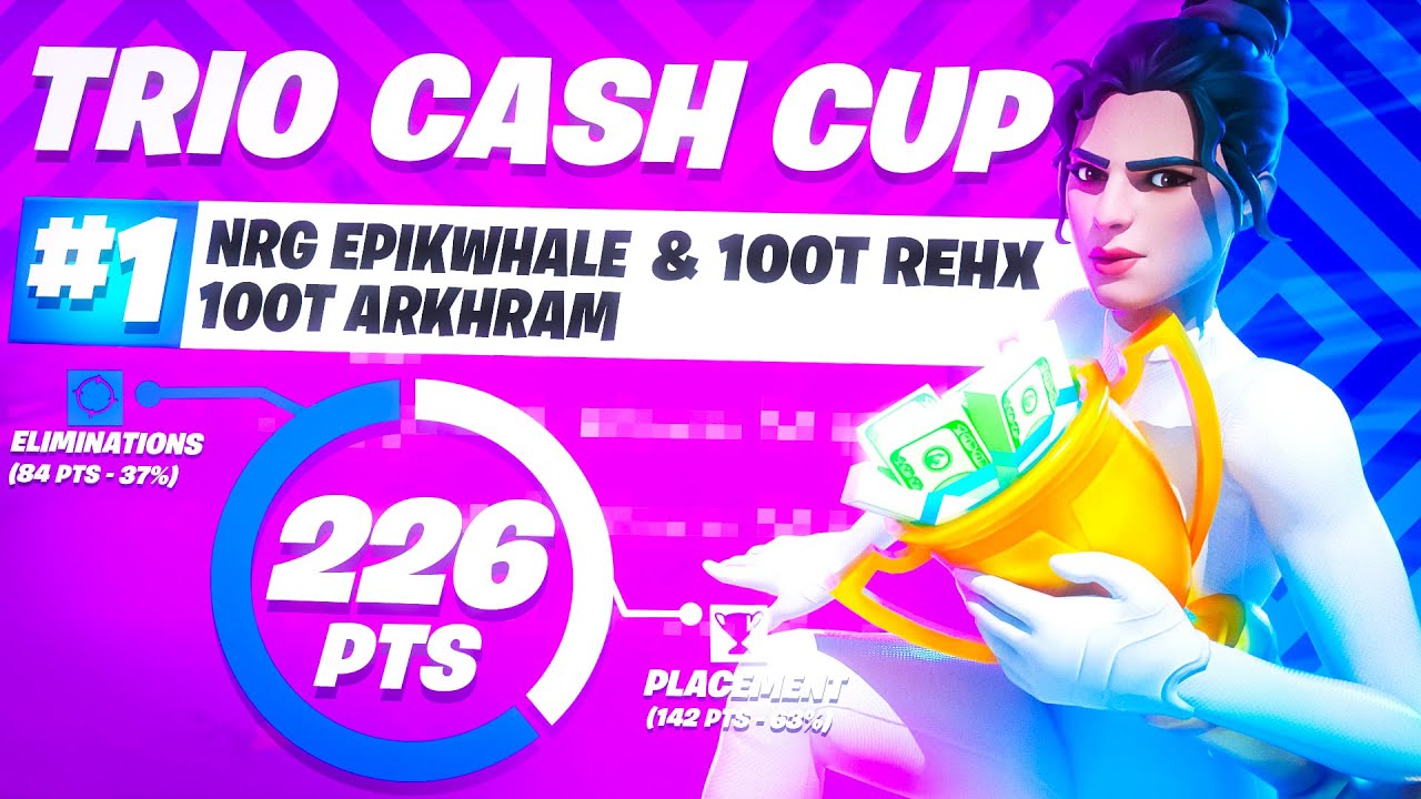 🏆 1ST PLACE in TRIO CASH CUP! 🏆 (Fortnite Cash Cup Highlights) | NRG ...
