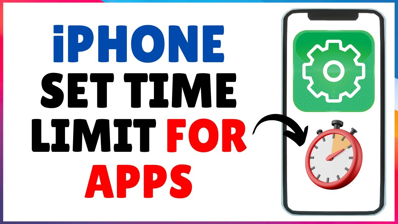 How to Set Time Limit for Apps on iPhone | Set App Limits iPhone - YouTube