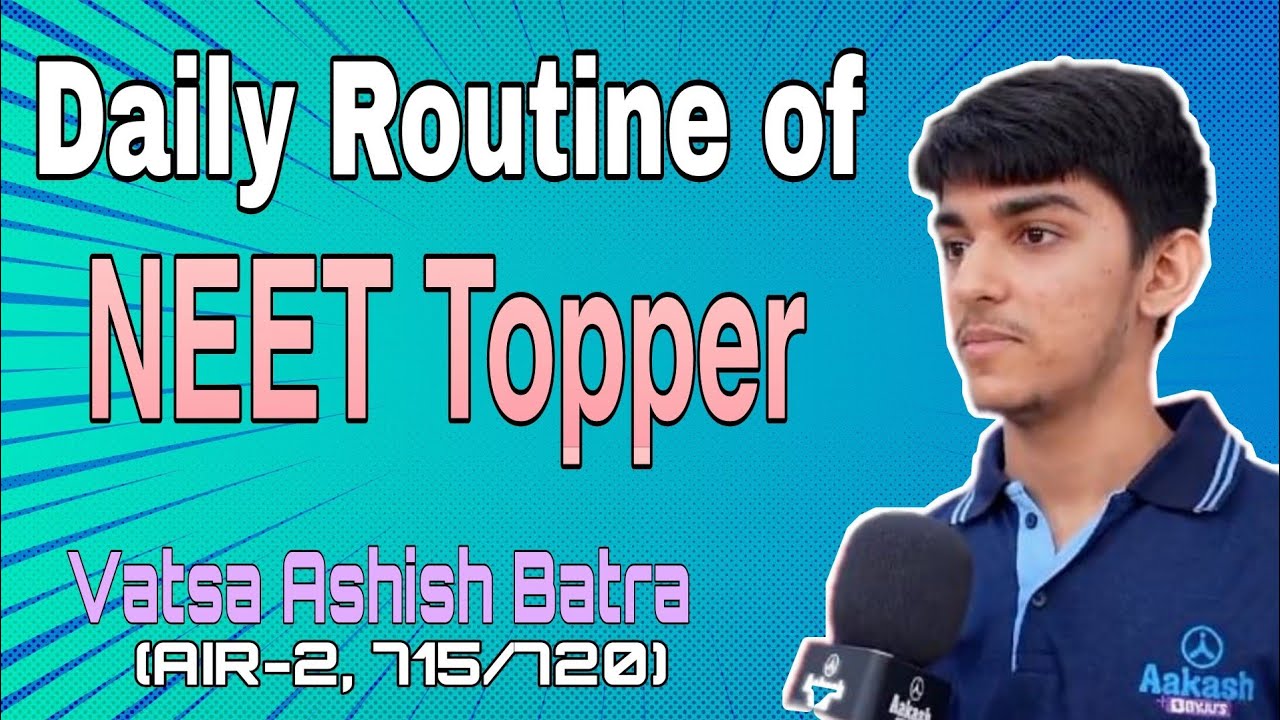 How Vatsa secured AIR-2 in NEET?? asking NEET strategy. ft.Vatsa Ashish ...