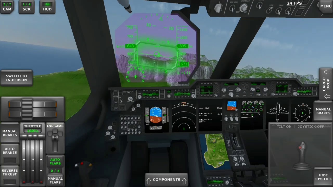 Turbo Prop Flight Simulator - Airdrop level - YouTube