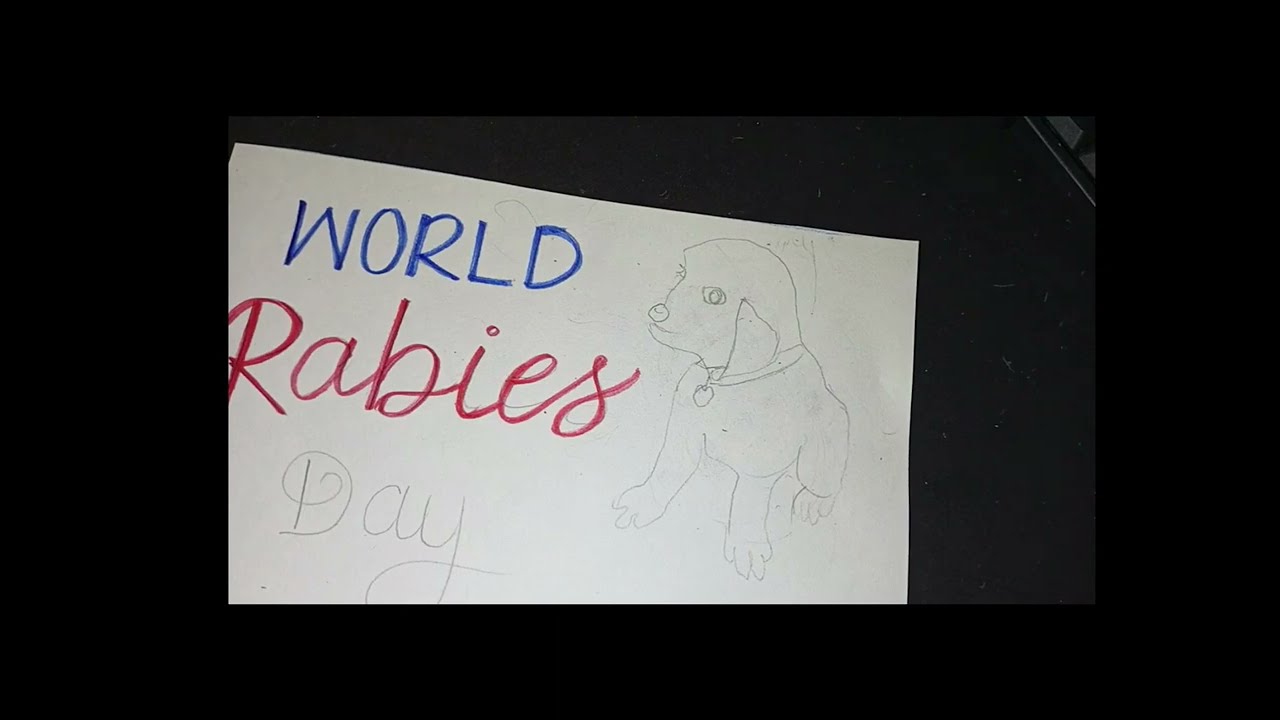 World Rabies Day Handlettering I Rabies Day Poster idea I Rabies Day ...
