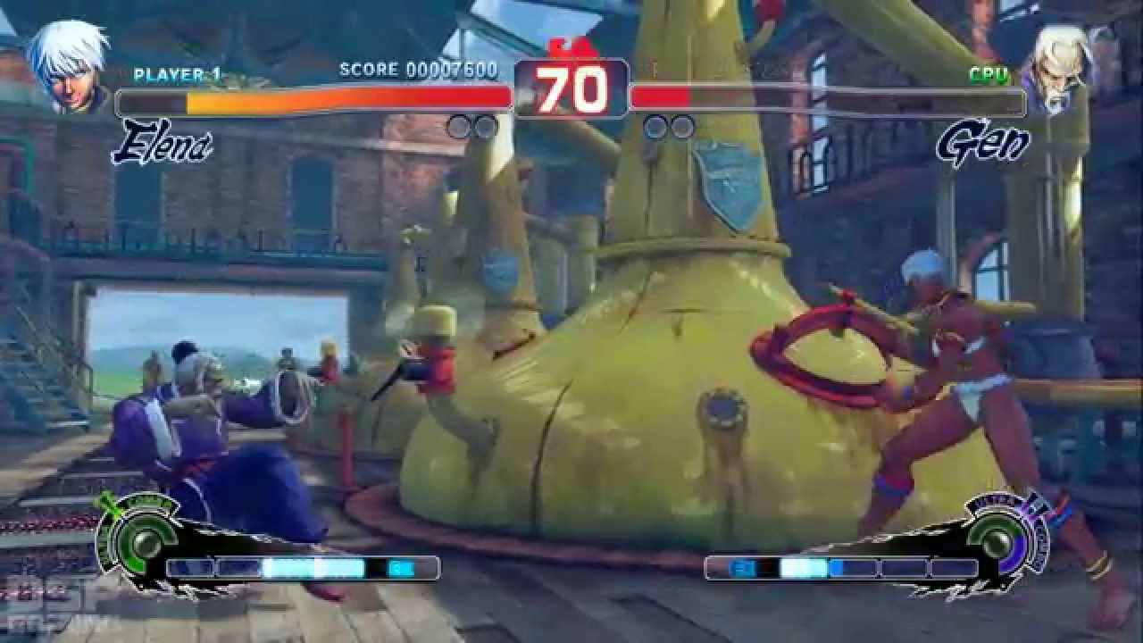 Ultra SF4 Arcade Mode: Elena pt1 - YouTube