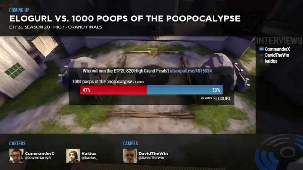 ETF2L S20 High Grand Finals: ELOGURL vs. 1000 poops of the poopocalypse ...