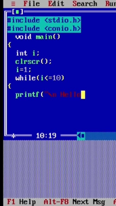 How To Use While Loop Statement In C Language Coding Code Clanguage Programming Shorts