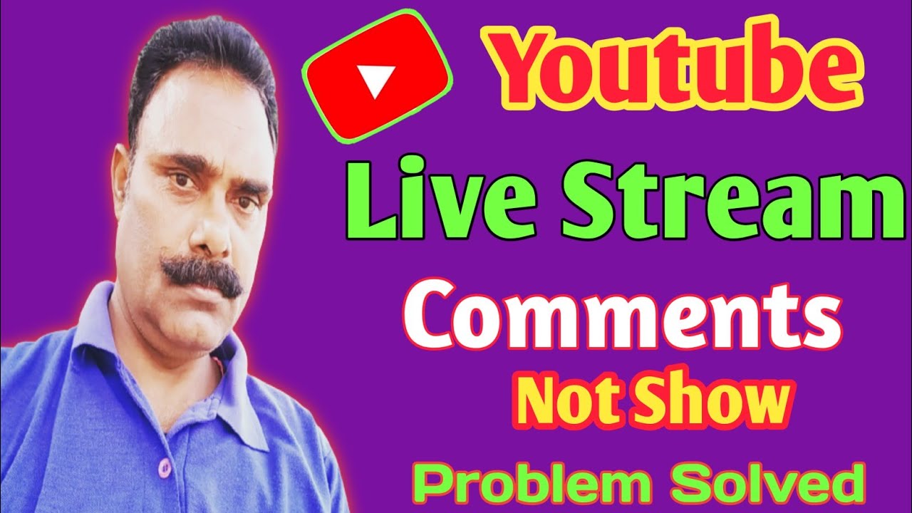 Live Stream Comments Not Show Problem Solved || How to Live Chat Enable ...
