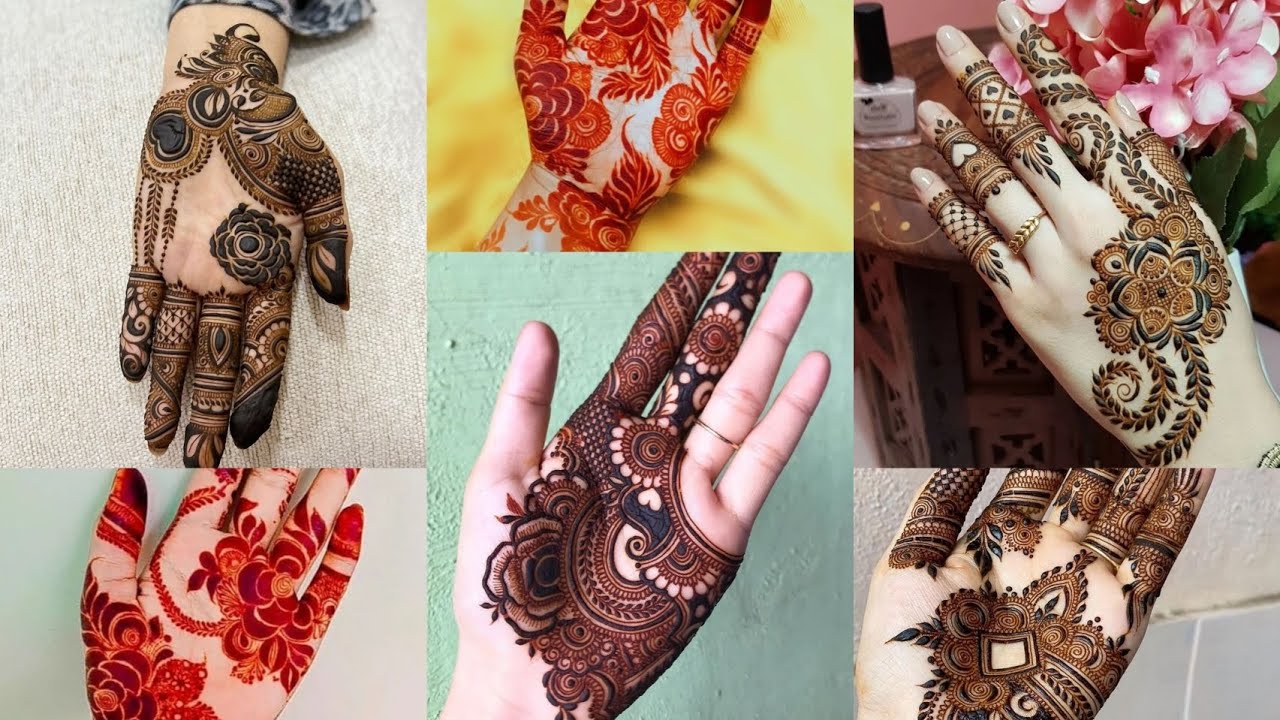100+most unique mehndi designs/simple mehndi/heavy bridal mehndi/khafif ...