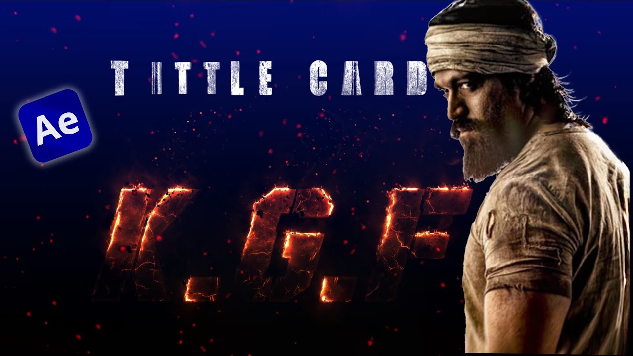 KGF TITTEL CARD-using after effects/KGF 2 TITTLE CARD - YouTube