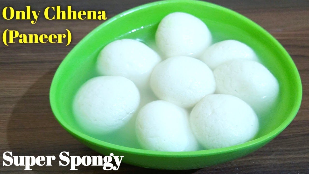 Sponge Rasgulla recipe | Bengali Rasgulla recipe in Hindi | Rasgulla ...
