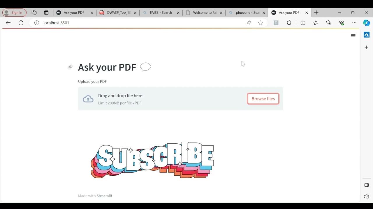Llm Application Chat With Multiple Pdfs Langchain Vectordatabase Embeddings Youtube
