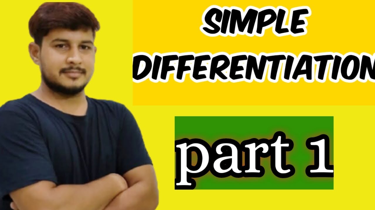 Simple Differentiation l class XII l part I - YouTube