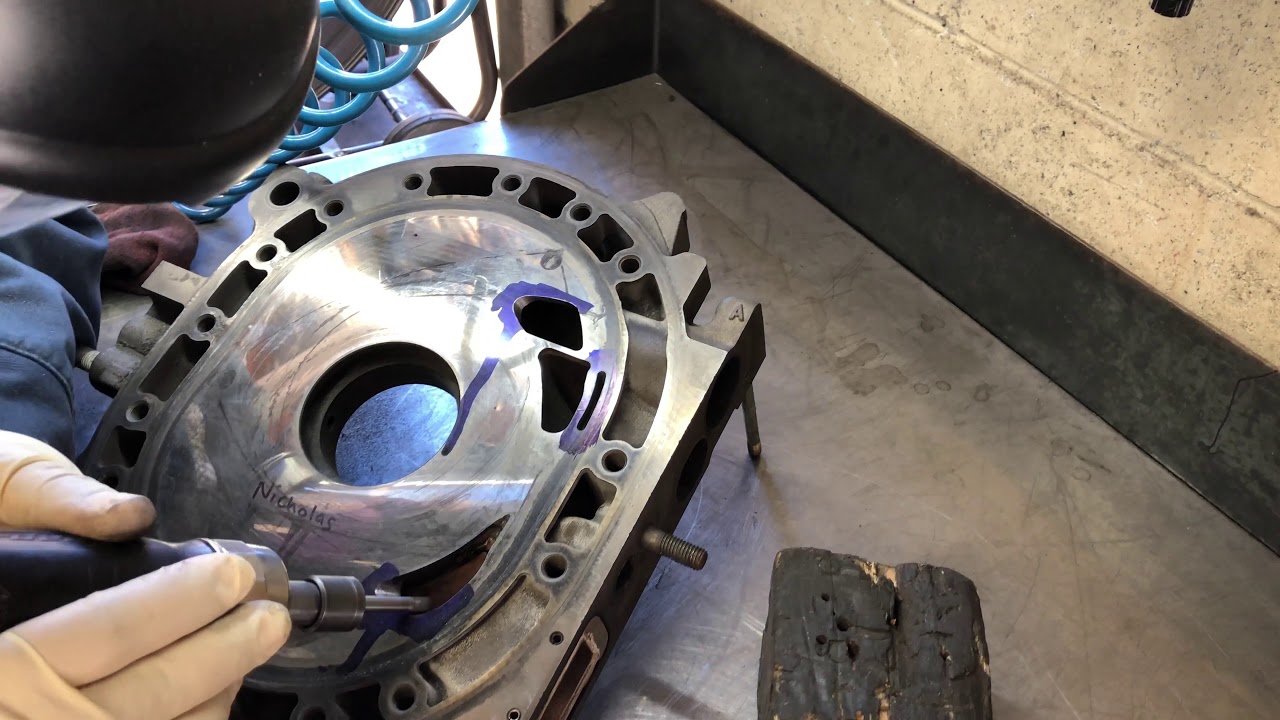 RX8 Half Bridgeport Renesis Porting & Idle - YouTube