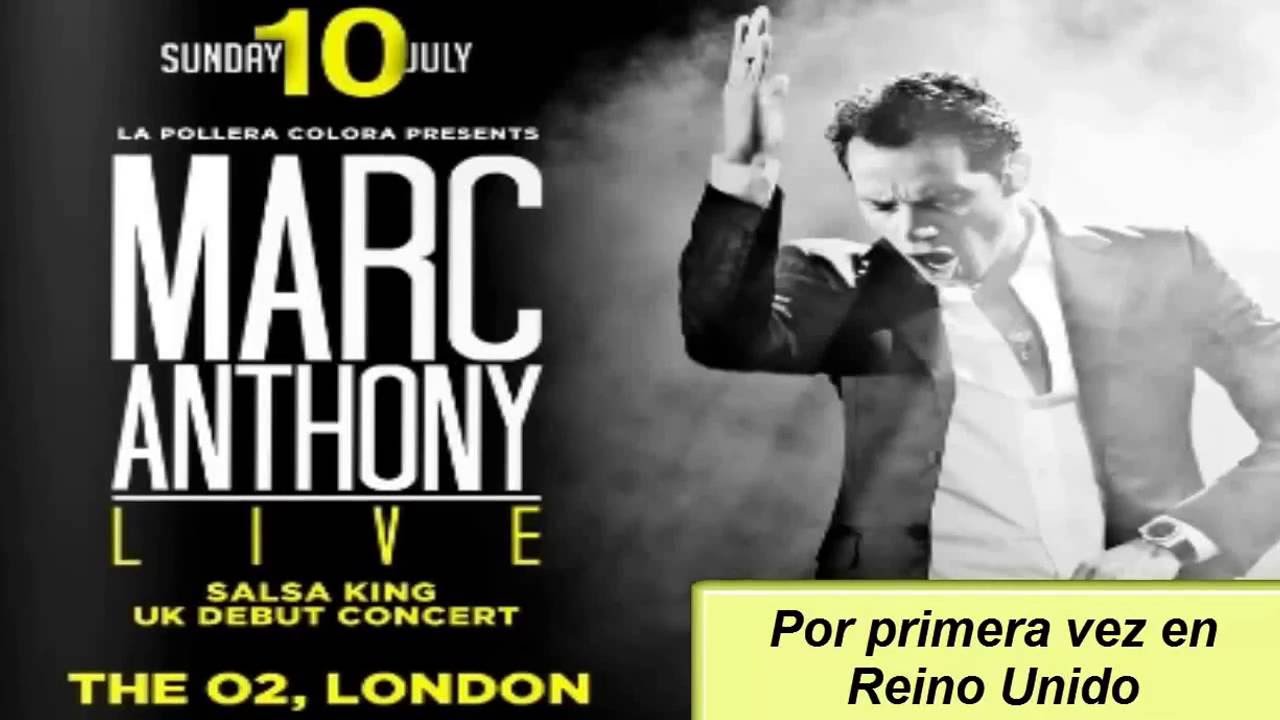 Marc Anthony live concert at the O2 in London-2016 - YouTube
