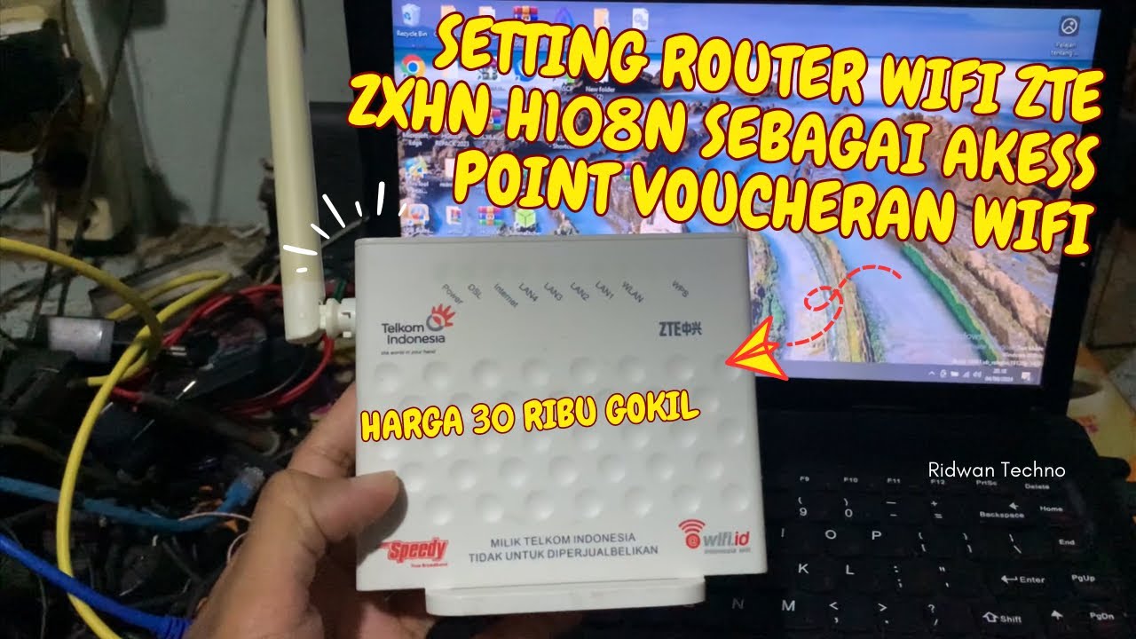 Cara setting router wifi zte zxhn h108n sebagai akess point vocheran ...