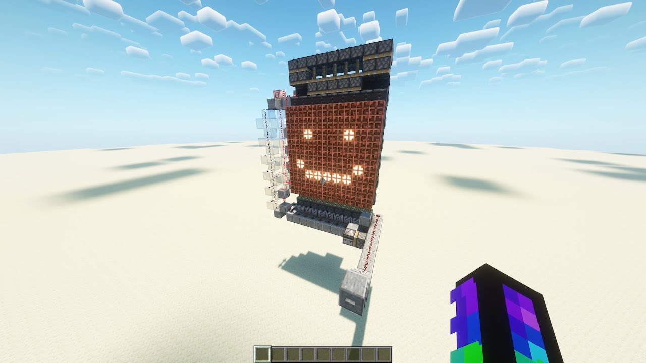 1x1 density redstone display concept - YouTube