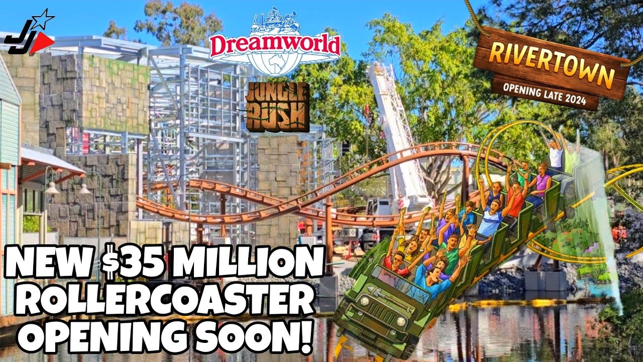 DREAMWORLD THEMEPARK - BUCKLE UP! NEW RIDE COMING SOON! - YouTube