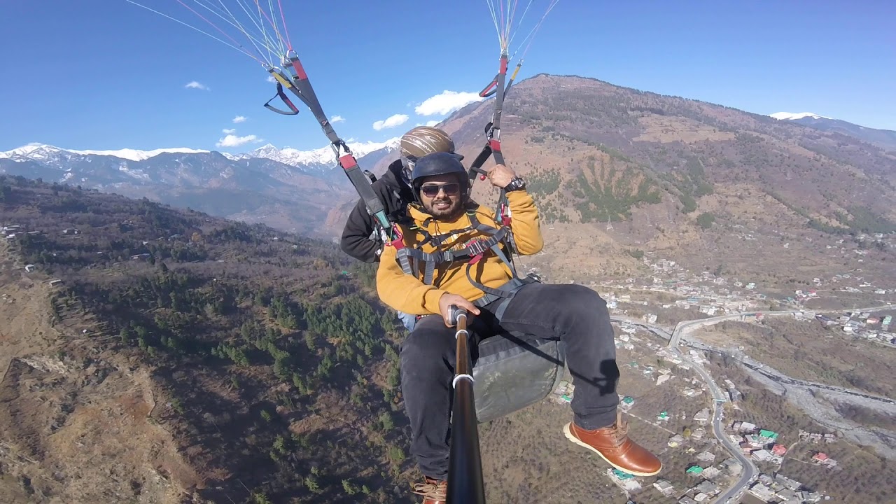 Paragliding In Manali - YouTube