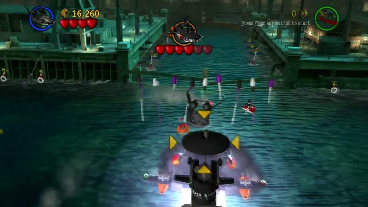 Lego Batman Playthrough Part 7 - Penguins Submarine - YouTube