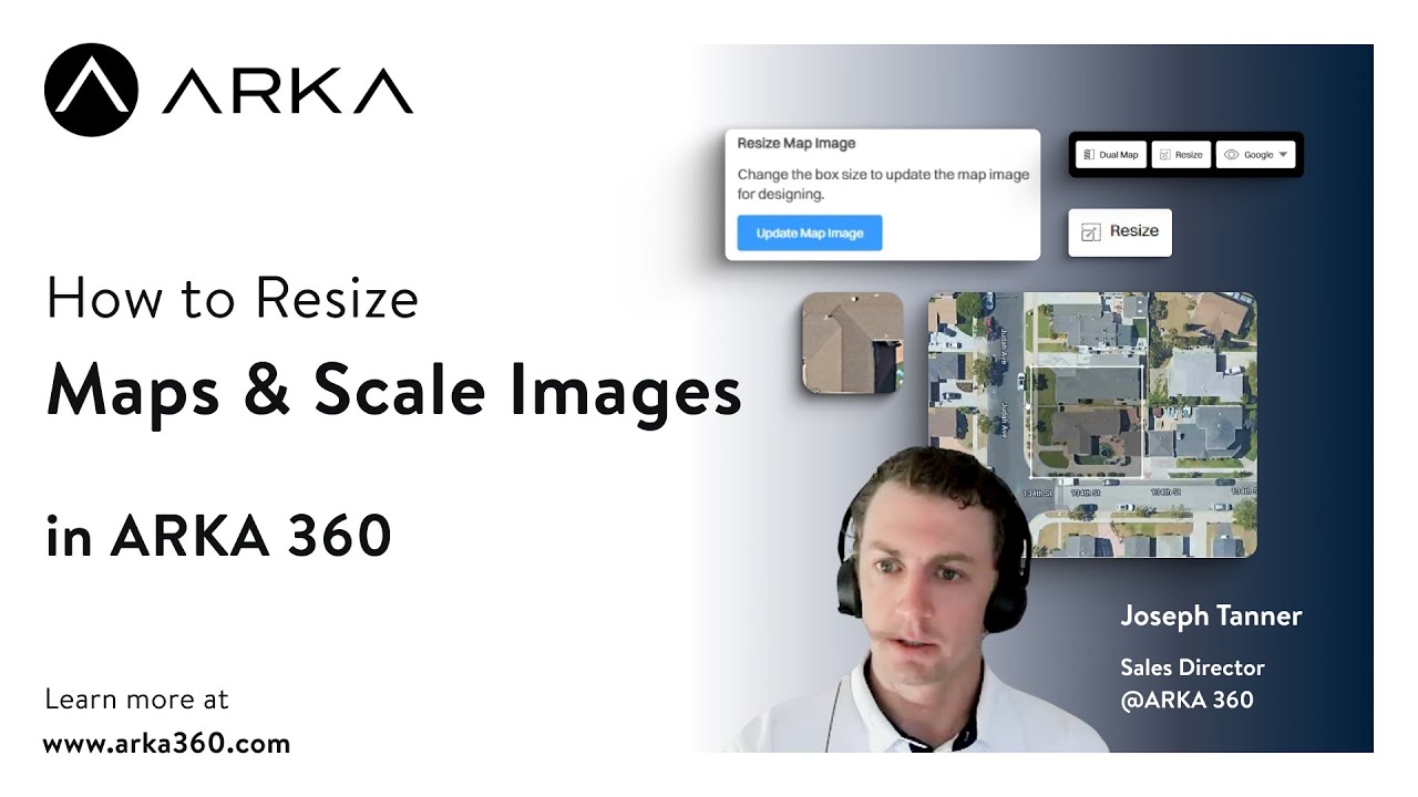 How to Resize Maps and Scale Images in ARKA 360 - YouTube