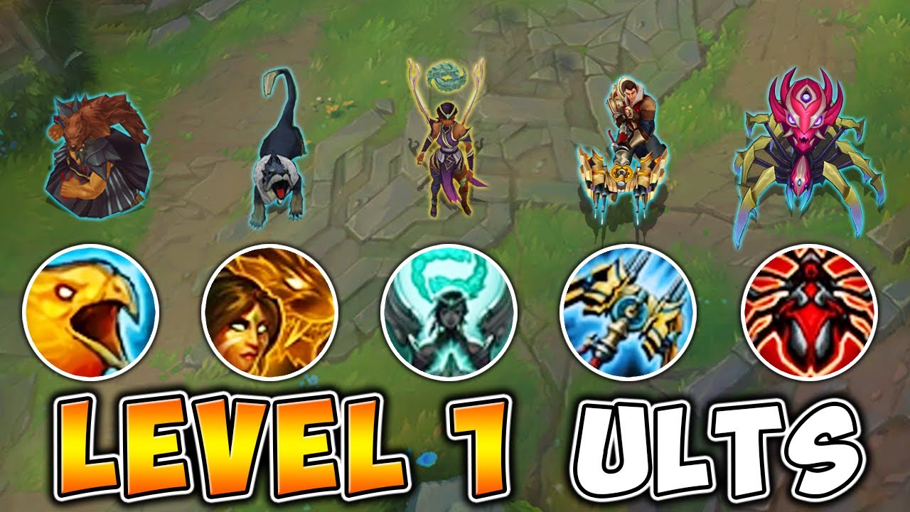 WE PLAYED THE "LEVEL 1 ULTS" COMP (ALL 5 CHAMPS START WITH ULT) - YouTube