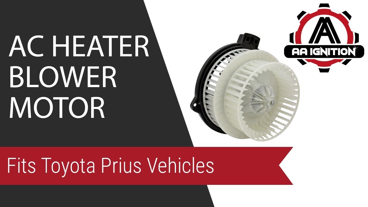 AC Heater Blower Motor - Fits Toyota Prius Vehicles - YouTube