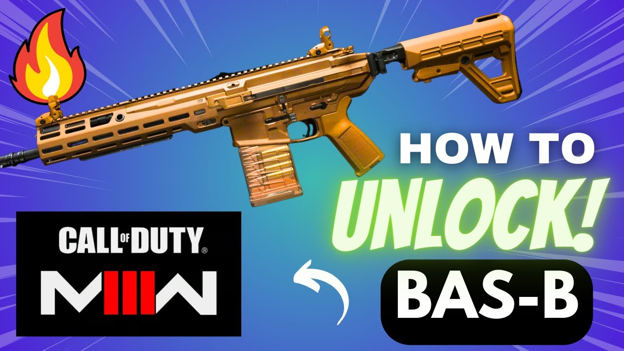 How to unlock the #BAS-B in Modern Warfare 3 | BAS-B #MW3 loadout || by ...