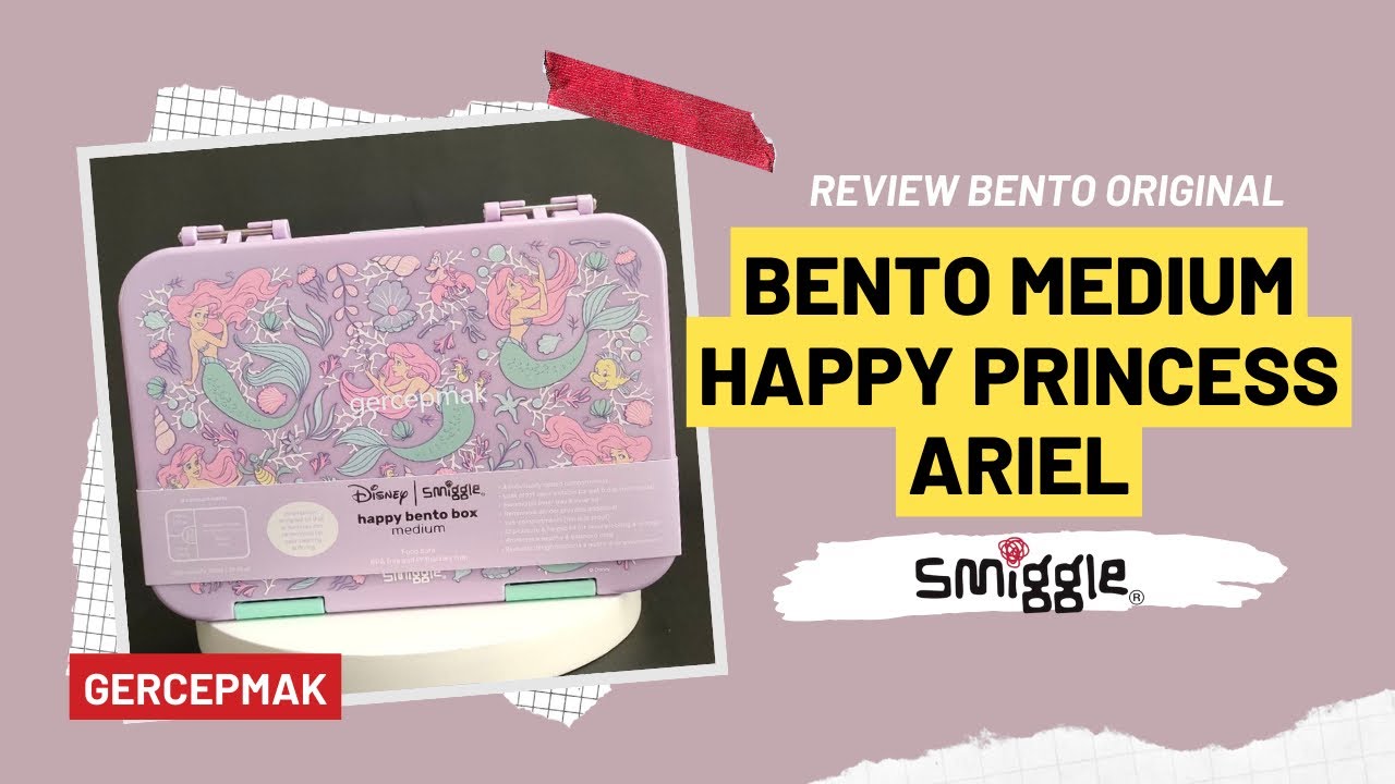 SMIGGLE BENTO MEDIUM DISNEY PRINCESS ARIEL ORIGINAL - YouTube