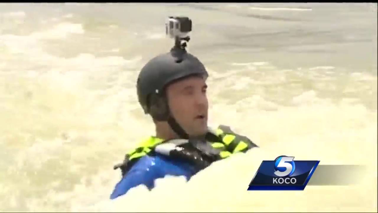 Meteorologist Jonathan Conder shows what to do if you’re swept away in ...