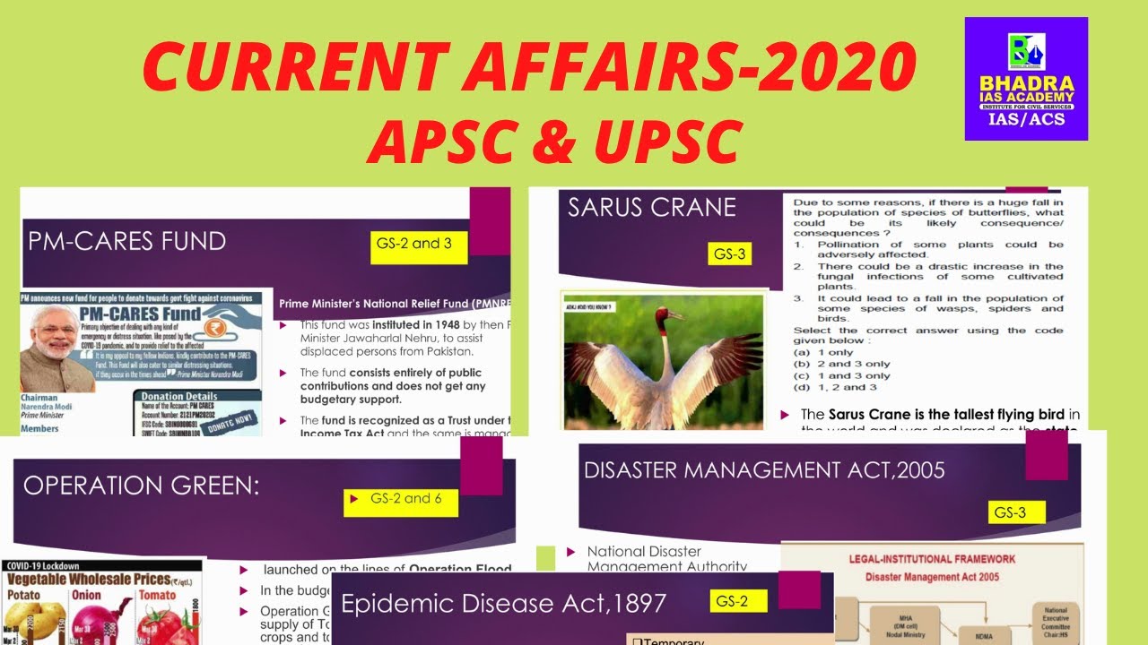 CURRENT AFFAIRS Topics For APSC 2020 Daily Current Affairs Current current-affairs-topics-for-apsc-2020-daily-current-affairs-current