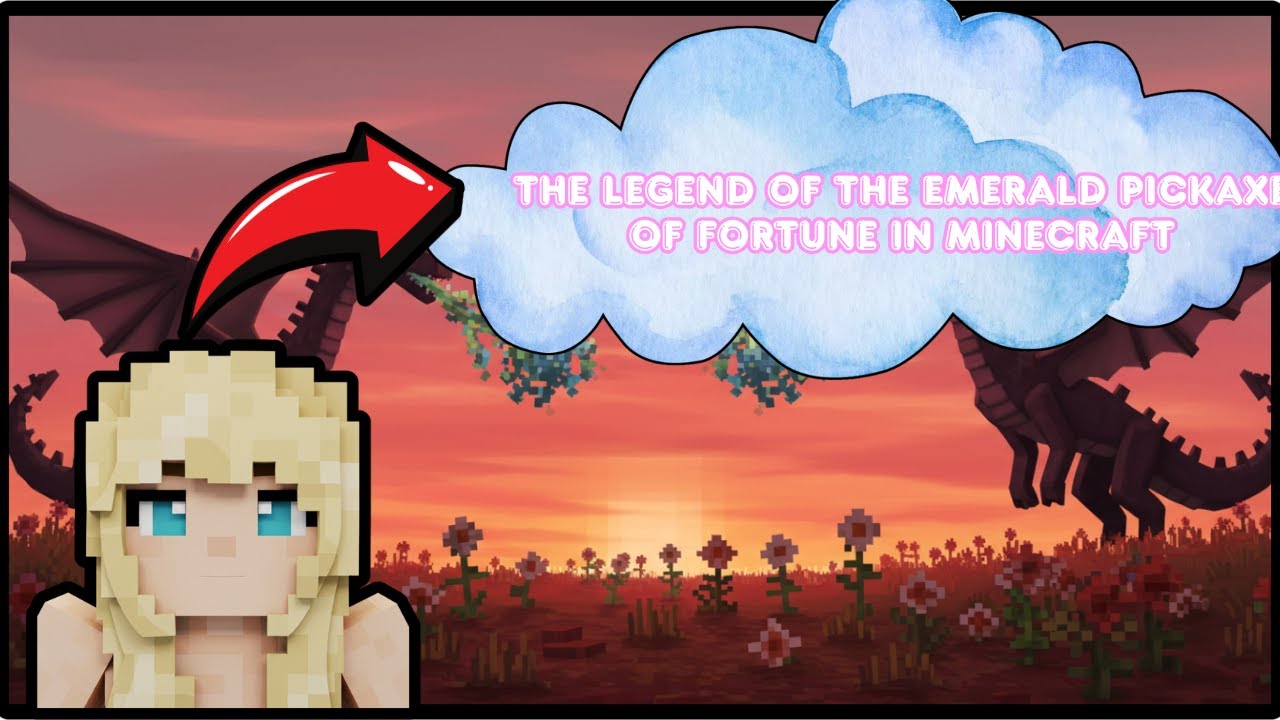 The Legend of the Emerald Pickaxe of Fortune in Minecraft - YouTube
