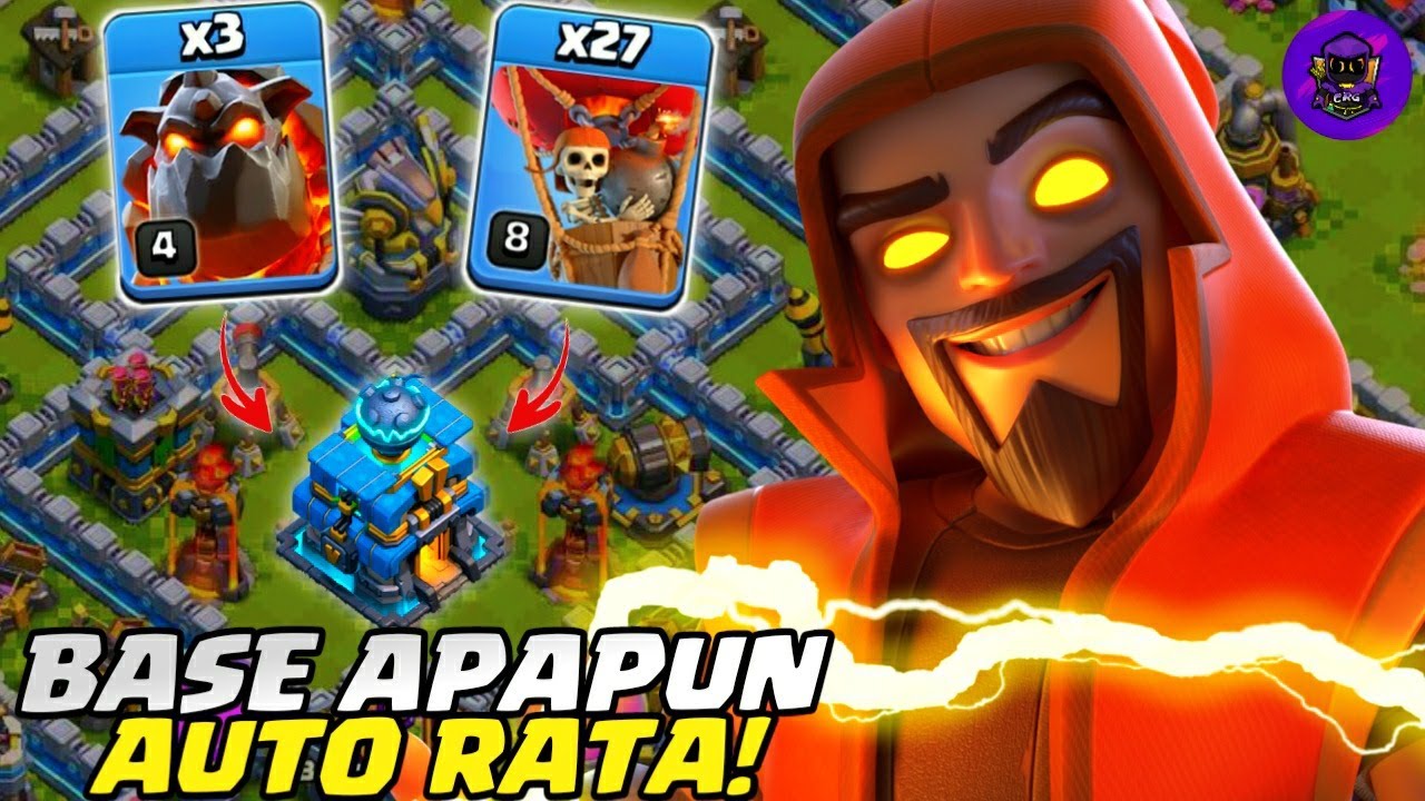 OP BANGET! BLIZARD LALO (LAVALOON) - STRATEGI PUSH TROPHY TH 12 | COC ...