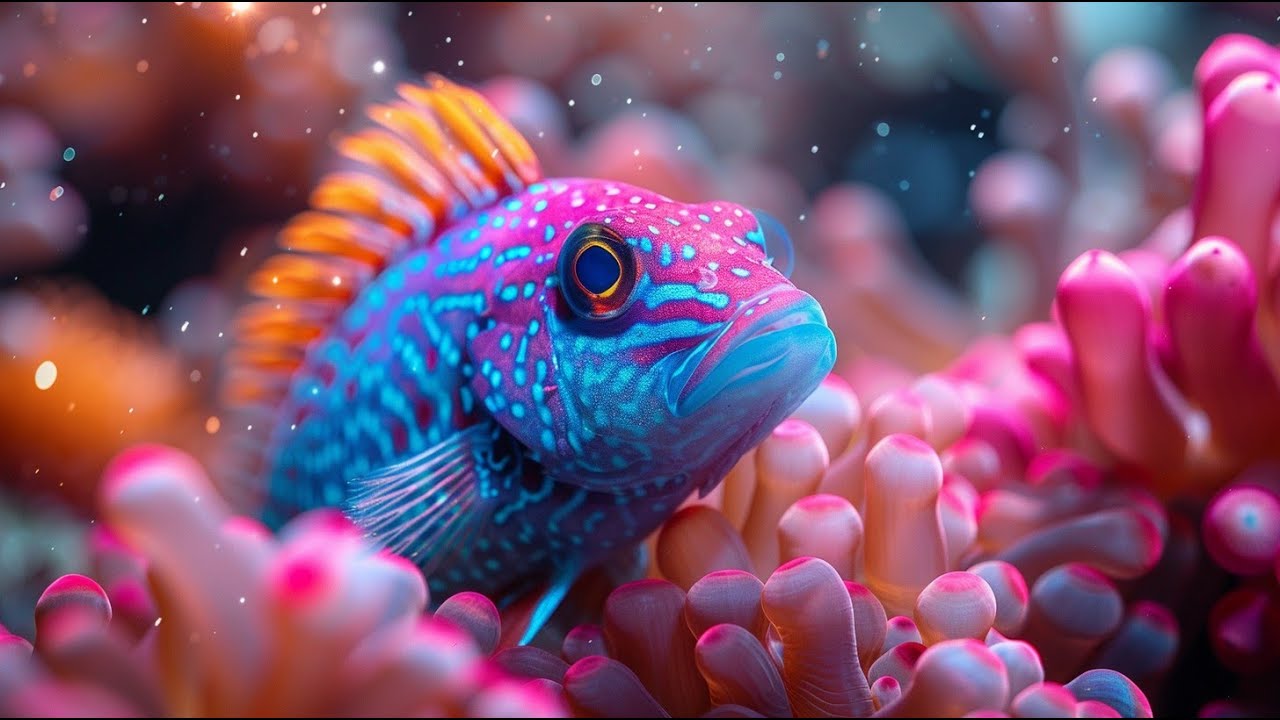 Aquarium 4K ULTRA HD 🐢 Sea Turtles, Dolphins & Exotic Fish in 8K HDR ...
