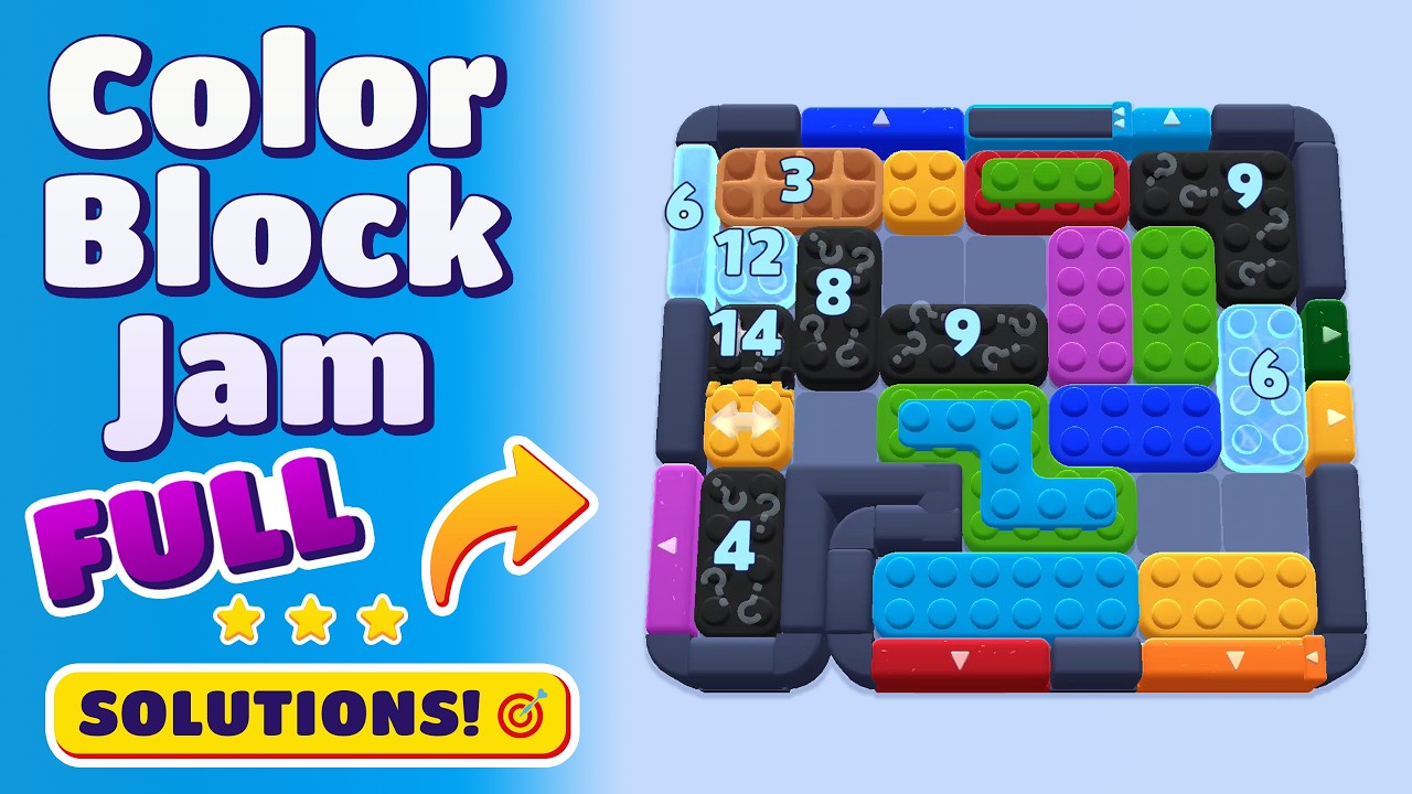 Color Block Jam Level 1399 Walkthrough (1400 & 1401) | HARD LEVELS! 🚧 ...