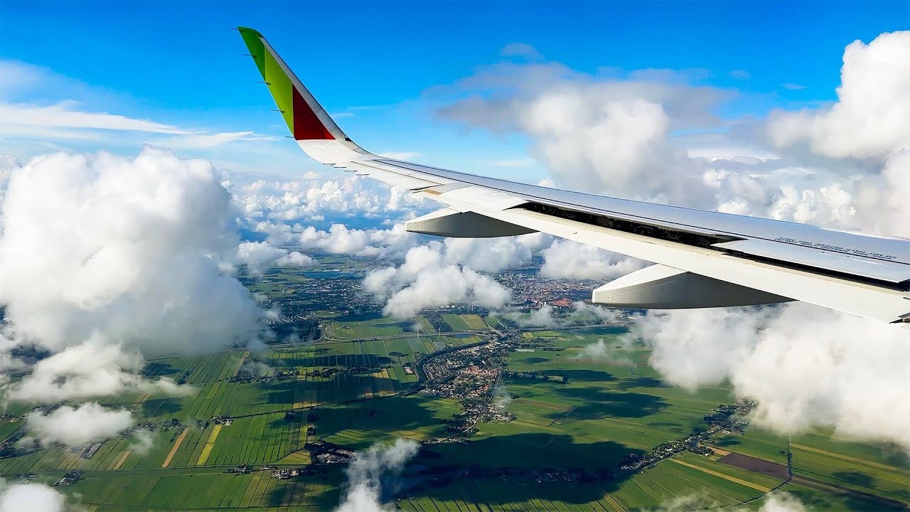 Schiphol approach & runway 36C landing | TAP A320neo | 4K - YouTube