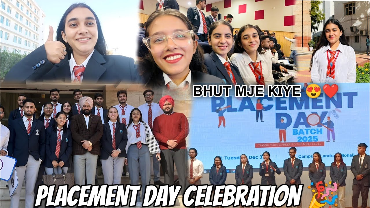 Vlog-78||Placement day celebration 🎉|| Full mje kiye 😂 ️#placement # ...