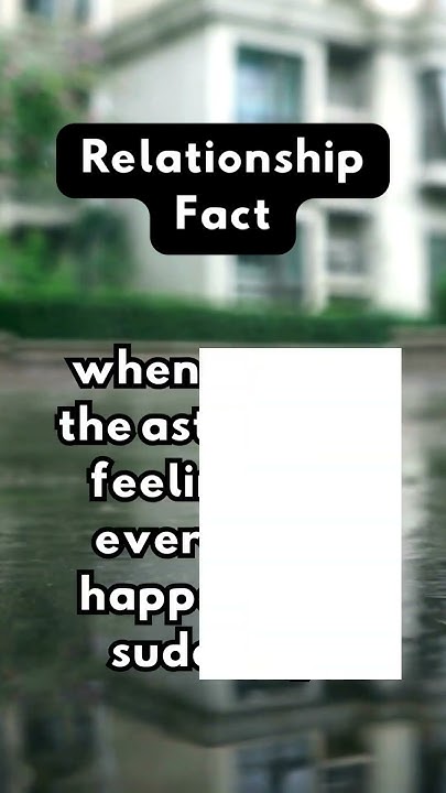 Relationship Fact 21. - YouTube