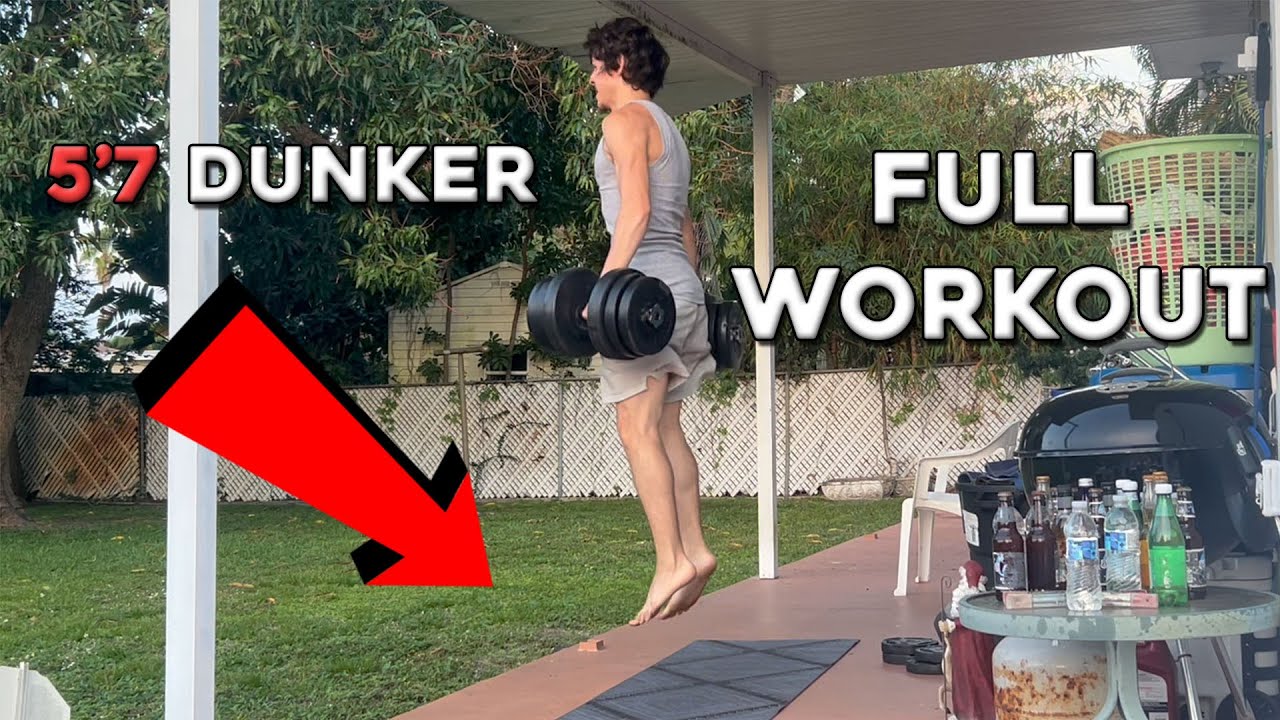 I will dunk on 10 feet (5'7 Full Vertical Jump Workout) - YouTube