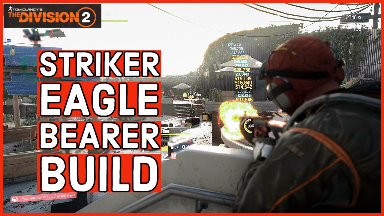 The Division 2 * Striker * MEMENTO EAGLE BEARER Build | PVE Heroic solo ...
