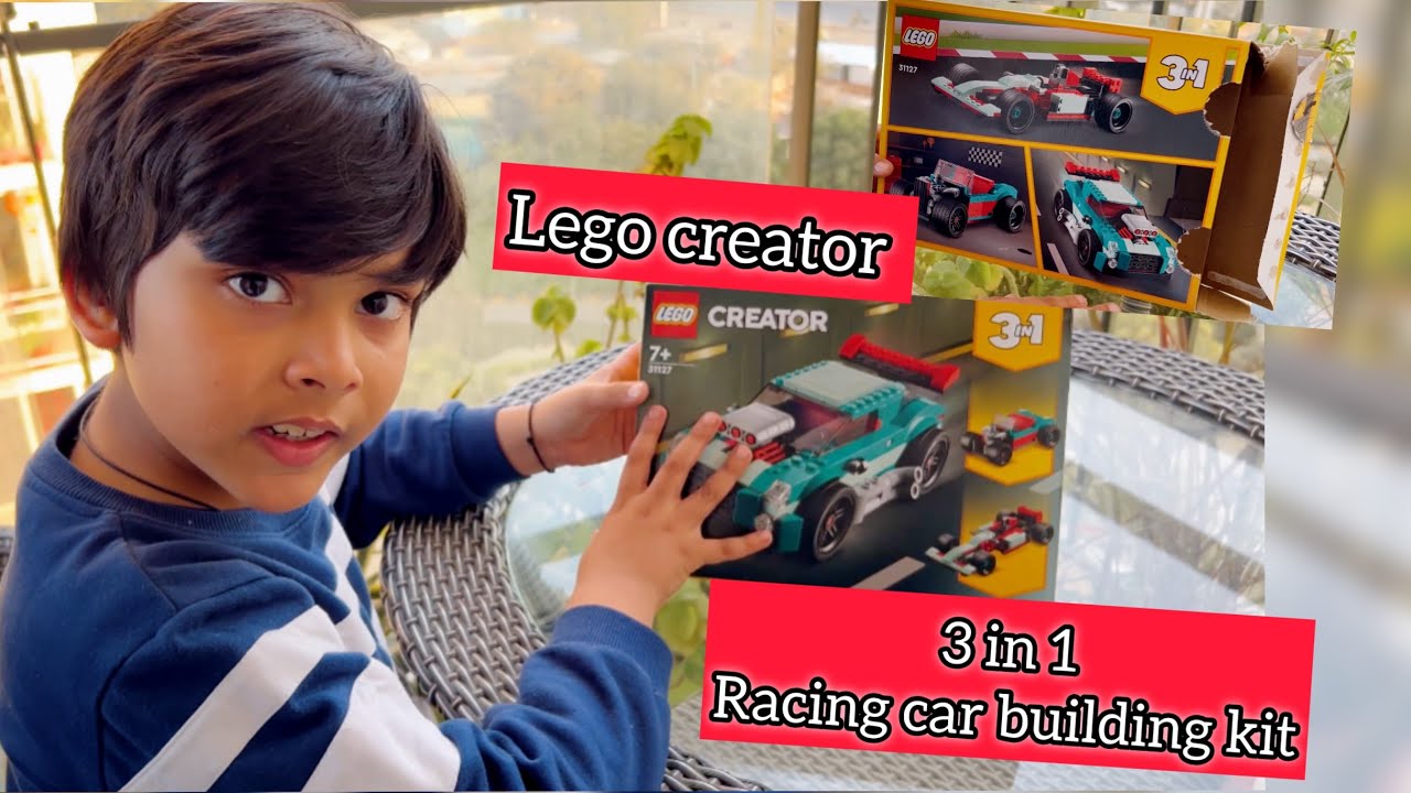 Lego creator 3in1 street racer car building kit review 31127 | build 3 ...